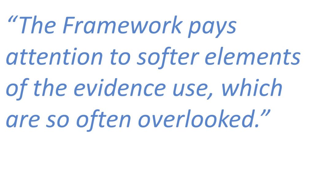 ‘Context Matters’ framework for improving evidence use: what do policymakers and practitioners ...